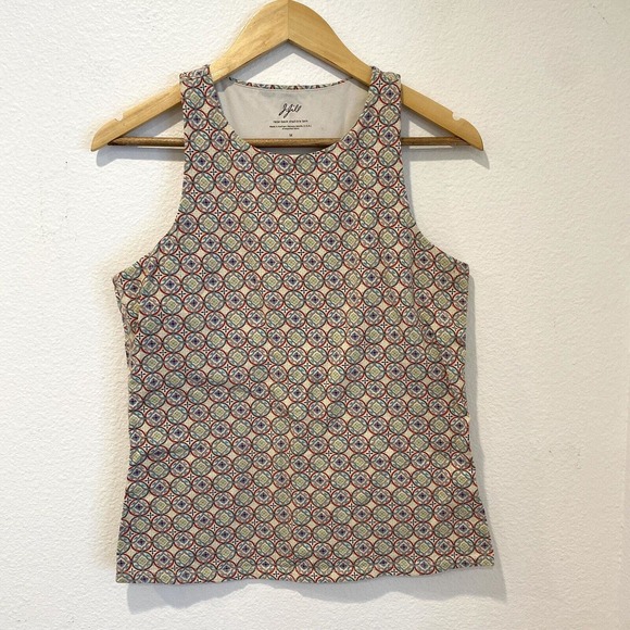J. Jill | Tops | J Jill Tank Top M Womans Racer Back Shelf Bra ...